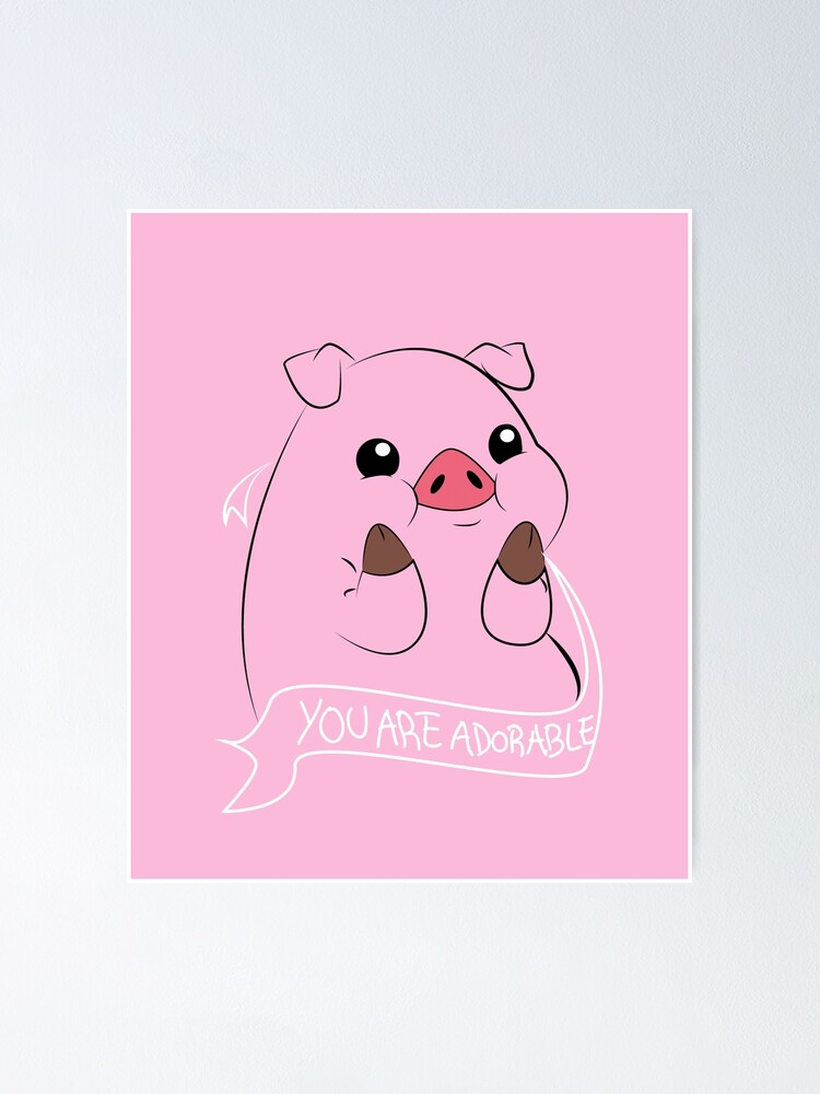 "waddles" Poster by lued | Redbubble