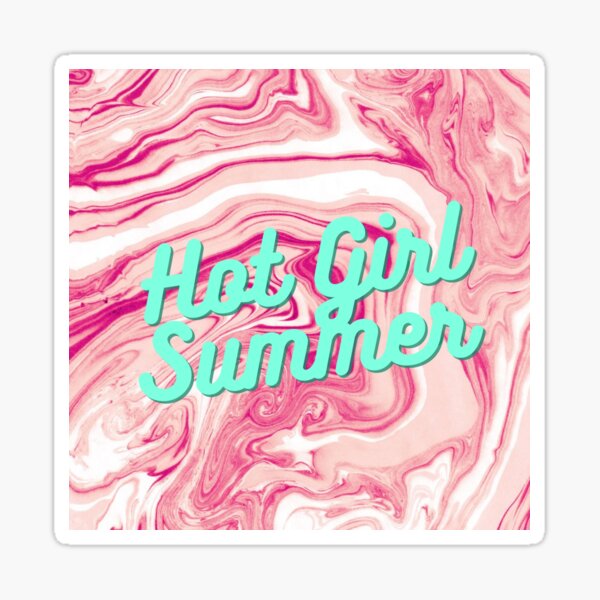 "Hot Girl Sticker" Sticker for Sale by EmmaKilbride | Redbubble