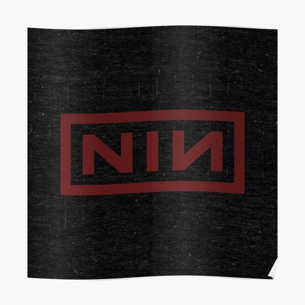 "logo nin 2022 tour nine inch nail" Poster for Sale by niferenglis ...