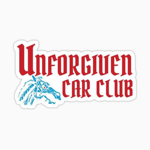 "Long Unforgiven Logo" Sticker for Sale by UnforgivenCC | Redbubble