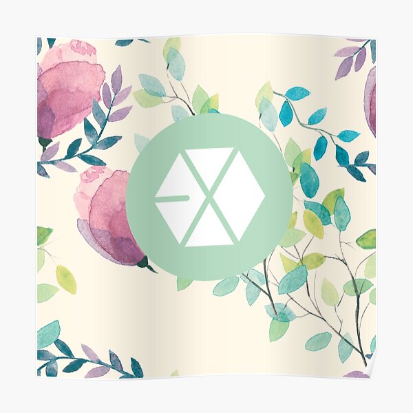 "EXO" Poster for Sale by hwanghaes | Redbubble