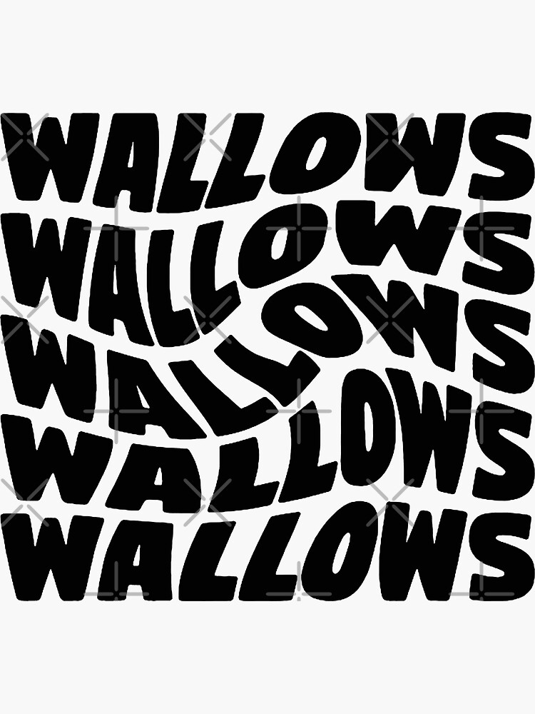 "Wallows Logo" Sticker for Sale by BangferoStore20 | Redbubble