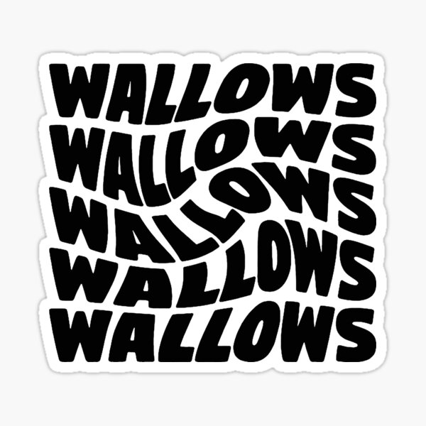 "Wallows Logo" Sticker for Sale by BangferoStore20 | Redbubble