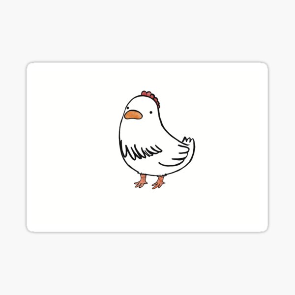 "Little chicken" Sticker for Sale by moonlillie | Redbubble