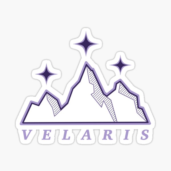 "Velaris ACOTAR design" Sticker for Sale by AbColesy | Redbubble