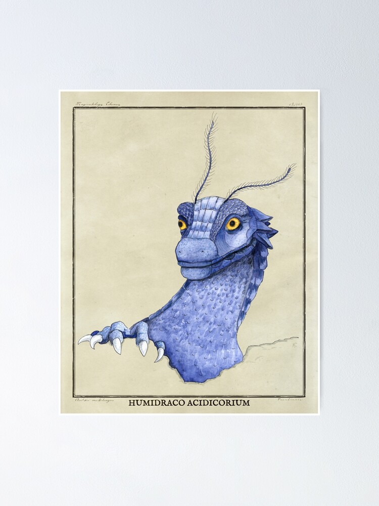 "Vintage Fantasy series 2: Acid skin Earth-dragon" Poster for Sale by ...