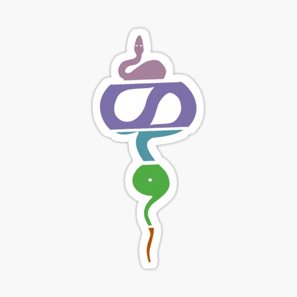 "Anaconda - Reptile Spirit Animal Art" Sticker for Sale by SystemLion ...