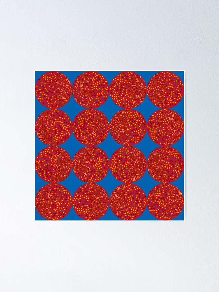 "Pointillism Circles Colors" Poster for Sale by john-ess | Redbubble