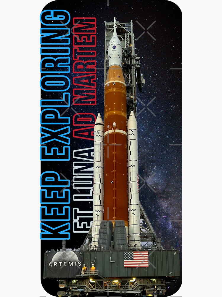 "NASA Artemis SLS" Sticker for Sale by Bfwilson | Redbubble