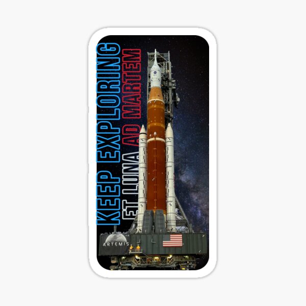 "NASA Artemis SLS" Sticker for Sale by Bfwilson | Redbubble