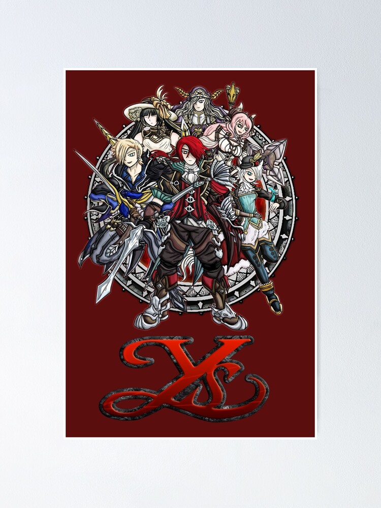 "Ys IX Heroes" Poster for Sale by Punkkommando77 | Redbubble