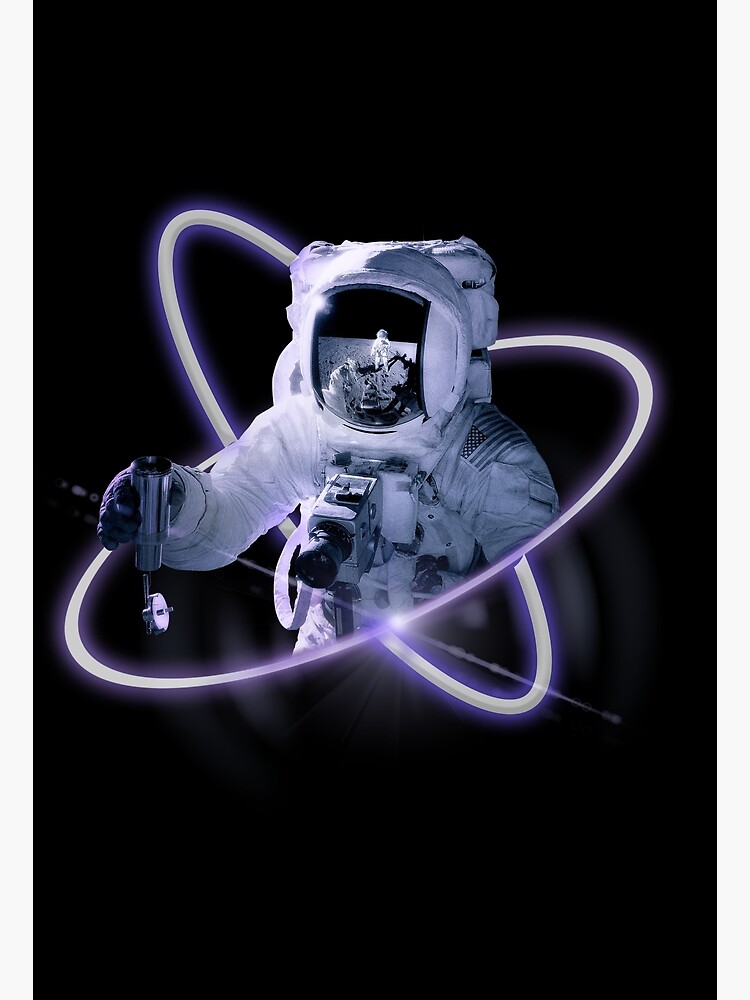 "neon astronaut" Poster for Sale by olapogdesign | Redbubble