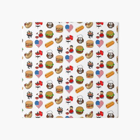 "Summertime Bar-B-Que Sticker Pack Design" Art Board Print by TPatRB ...