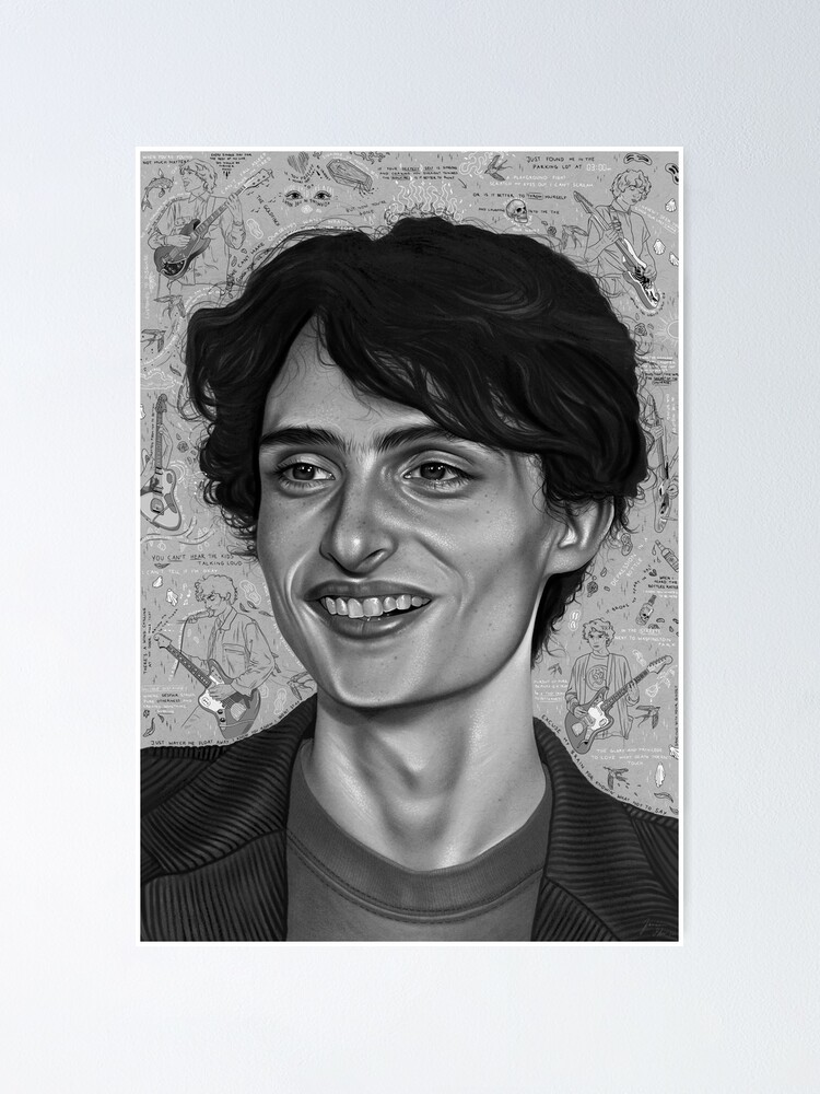 "Drawing Finn Wolfhard as Mike Wheeler - Stranger Things" Poster for ...