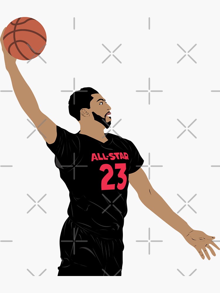 "Anthony Davis" Sticker by karencumlat | Redbubble