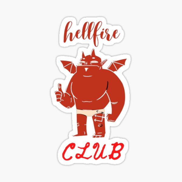 "hellfire club " Sticker for Sale by T-UNICORN | Redbubble