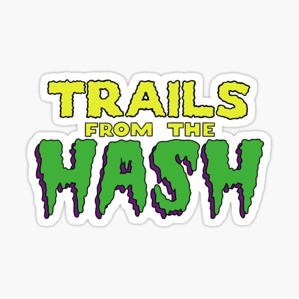 "Trails from the Hash" Sticker for Sale by DeepinICT | Redbubble