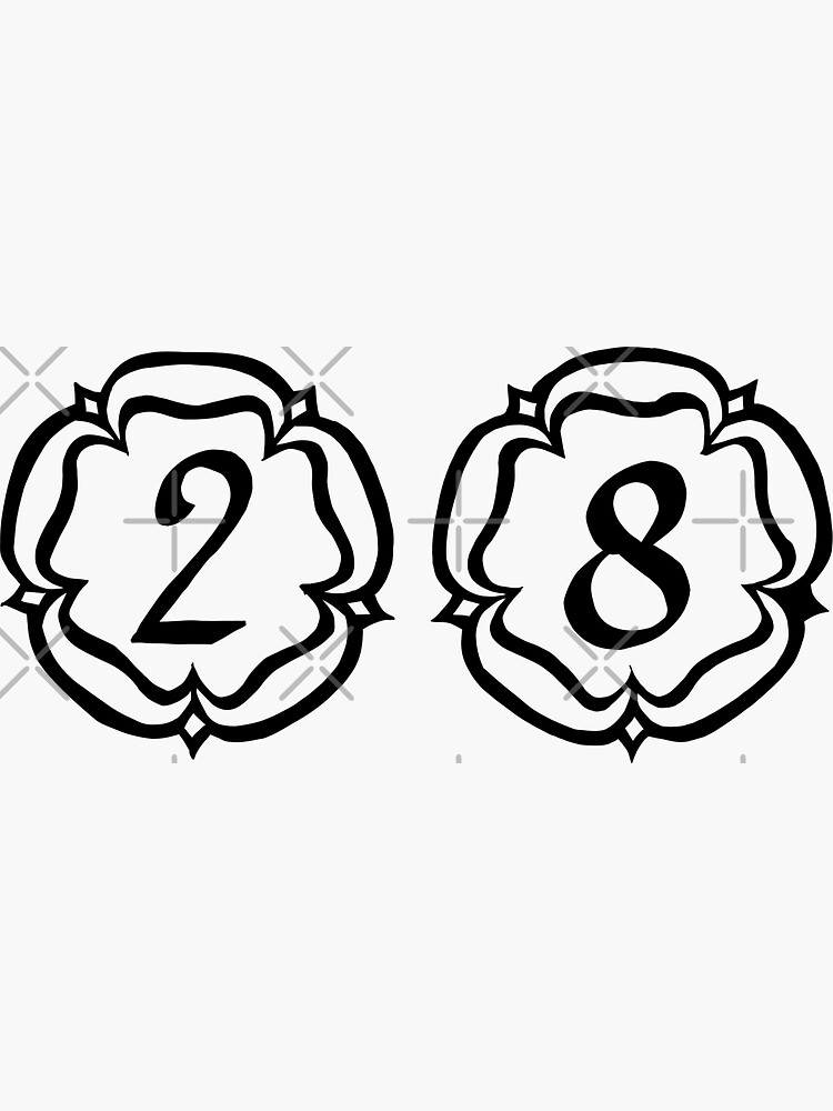 "louis tomlinson 28 logo " Sticker for Sale by itsrubii | Redbubble