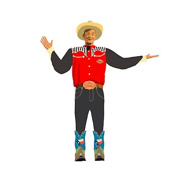 "Texas state fair big Tex " Sticker for Sale by palmwooddesigns | Redbubble