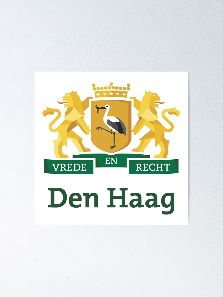 "the haag logo crest" Poster for Sale by stephanie-chase | Redbubble