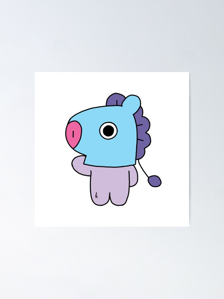 "BT21 Mang" Poster for Sale by Shizuko- | Redbubble