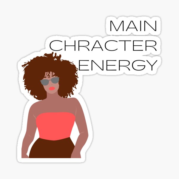 "Main Character" Sticker for Sale by tarenaco | Redbubble