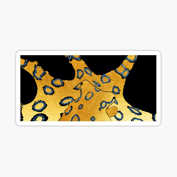 "Blue-ringed octopus" Sticker for Sale by vzmediaprint | Redbubble