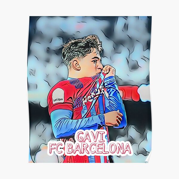 "Gavi - Barcelona's diamond" Poster for Sale by SportFamily | Redbubble