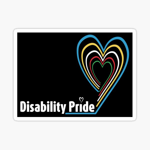 "Disability Pride" Sticker for Sale by AlexandraEllen | Redbubble