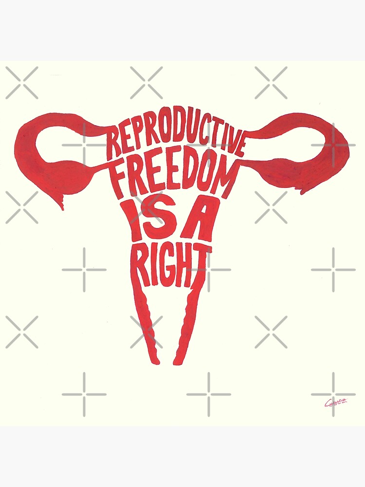 "Reproductive Freedom is a Right" Poster for Sale by CeceArt | Redbubble