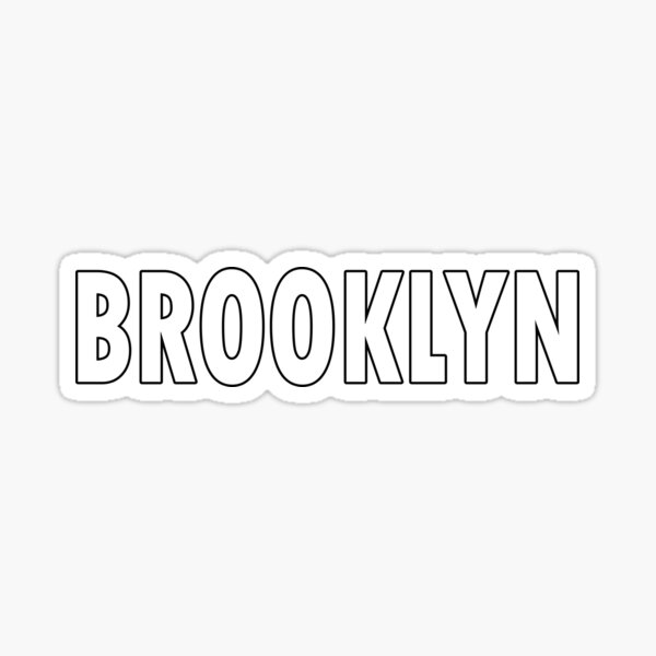 "Brooklyn" Sticker for Sale by GentryRacing | Redbubble
