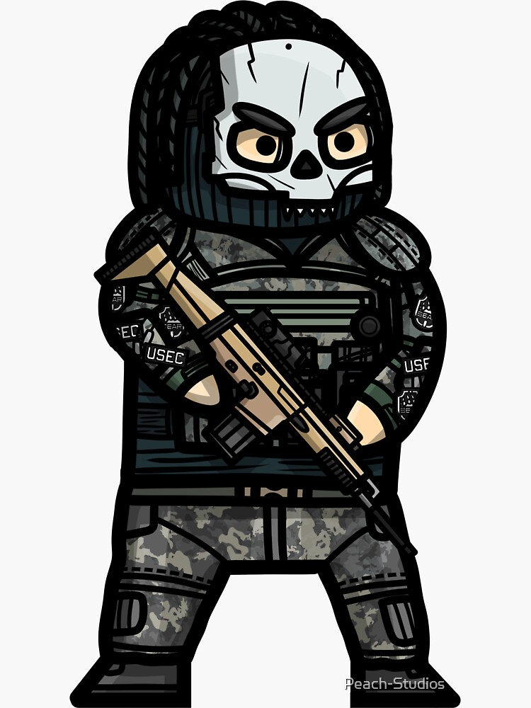 "Escape from Tarkov - Knight" Sticker for Sale by Peach-Studios | Redbubble