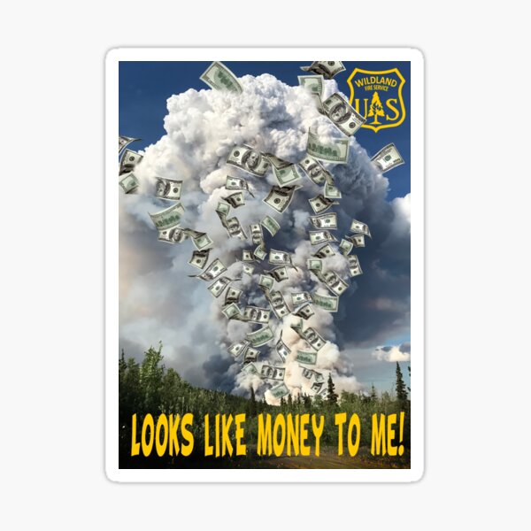 "Looks Like $$$$" Sticker for Sale by Firethreadz | Redbubble