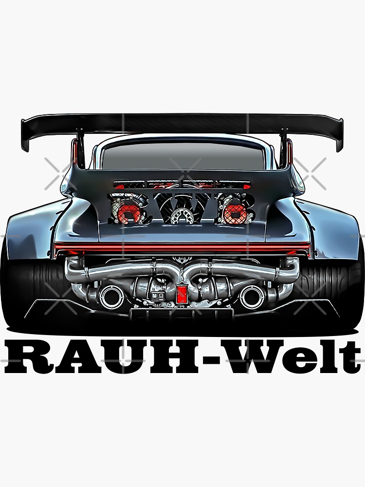 "911 RWB custom german car" Sticker for Sale by heatshop | Redbubble