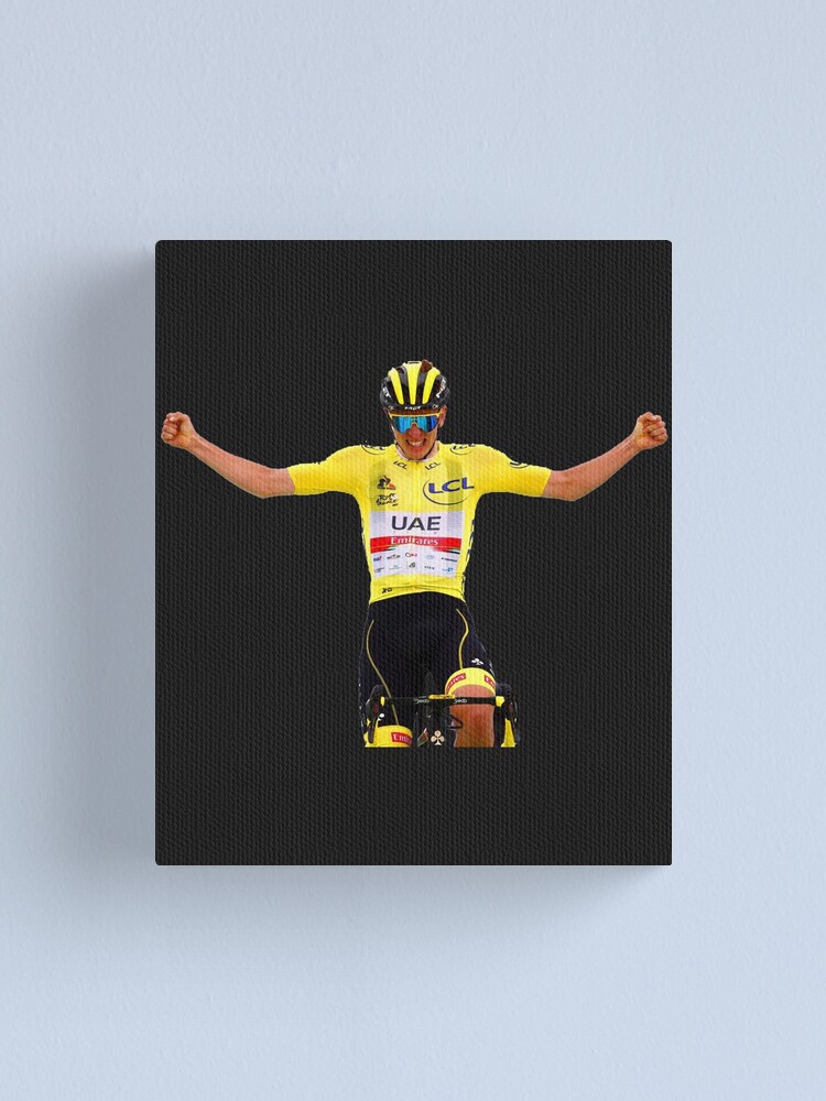 "Tadej Pogacar 2022 yellow jersey TDF 2022" Canvas Print for Sale by ...