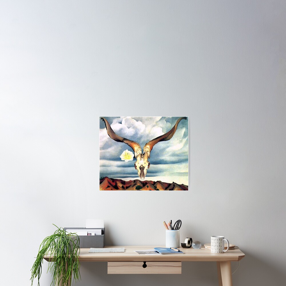 "Lake george barns art by georgia O'keeffe classic painting " Poster ...