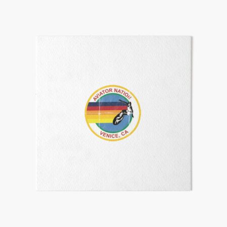 "Distressed AV Preppy Aesthetic Aviator Nation Sticker" Art Board Print ...