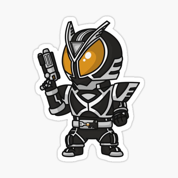 "Kamen Rider Delta Chibi Style Kawaii" Sticker for Sale by mattzwug ...