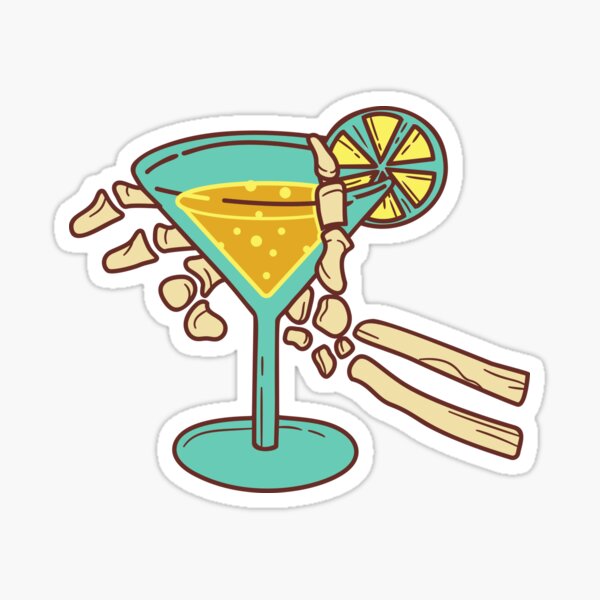"Margarita?" Sticker for Sale by Orangegrph | Redbubble