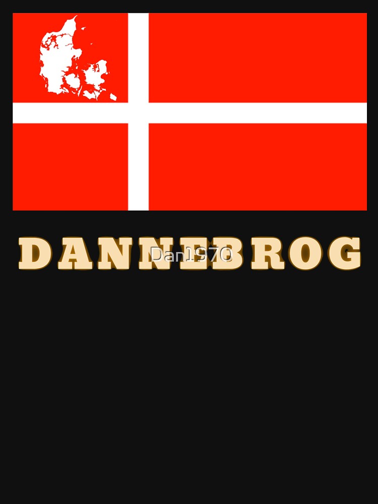 "Dannebrog" T-shirt for Sale by Dan1970 | Redbubble | danmark t-shirts ...