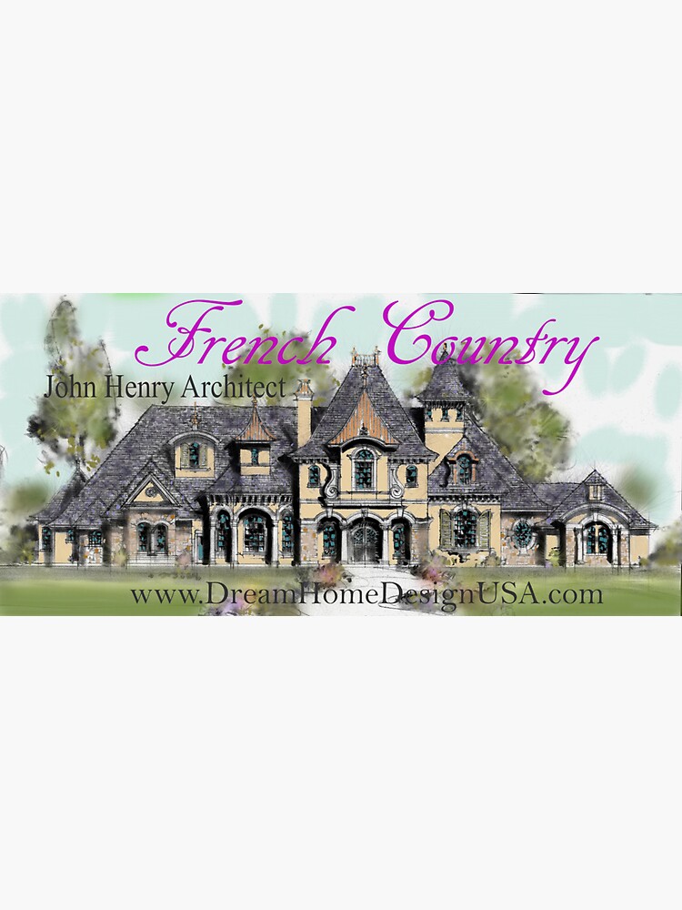 "French Country Splendor" Sticker for Sale by ClassicArch | Redbubble