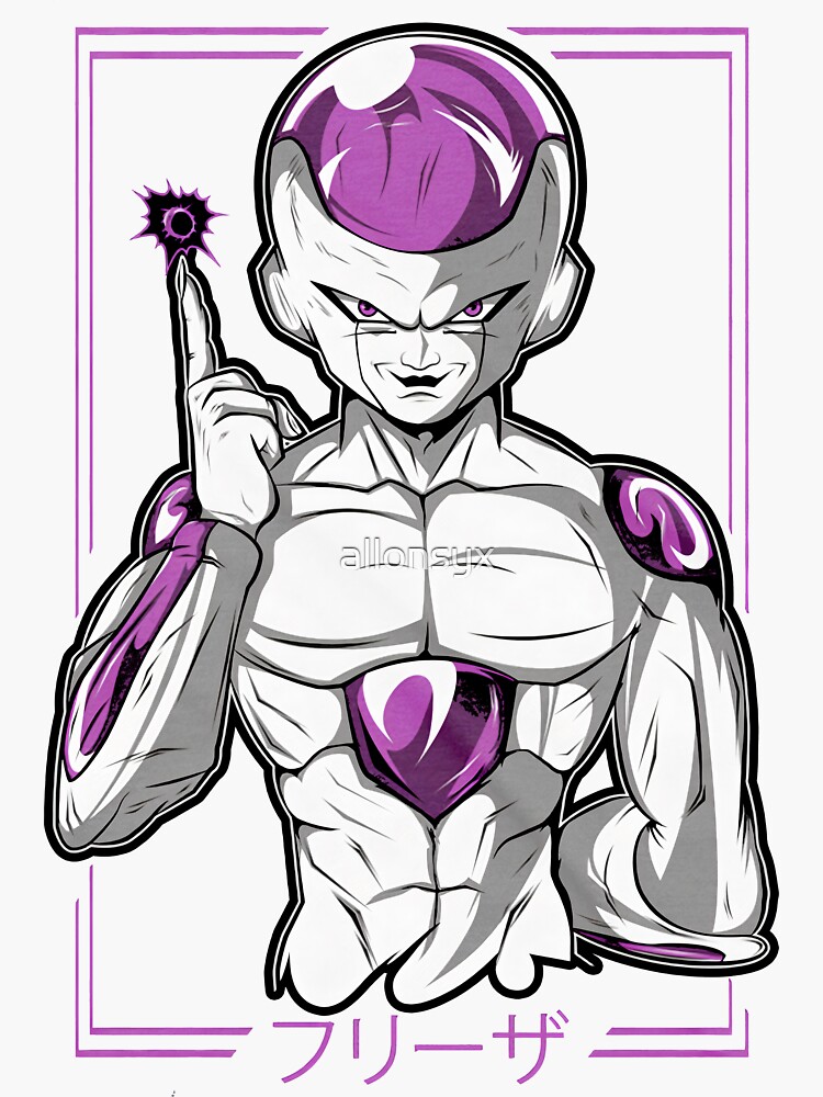 "Frieza" Sticker for Sale by allonsyx | Redbubble