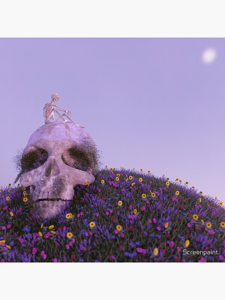 "3D Surrealism Head Skull" Poster for Sale by Screenpaint | Redbubble