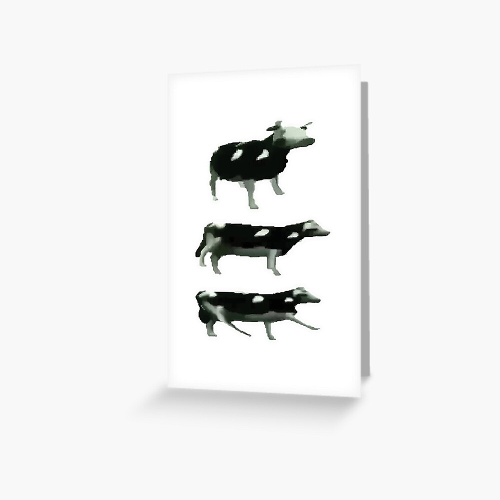 "Dancing Polish Cow Meme " Greeting Card for Sale by BARBARAJAB54 ...