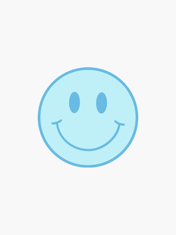 Blue Smiley Face Notification