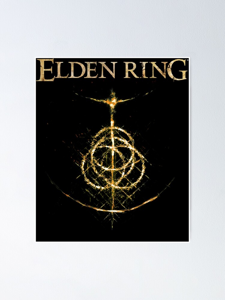 "vintage Elden Ring Symbol for Gamers" Poster for Sale by RobertSaindon ...