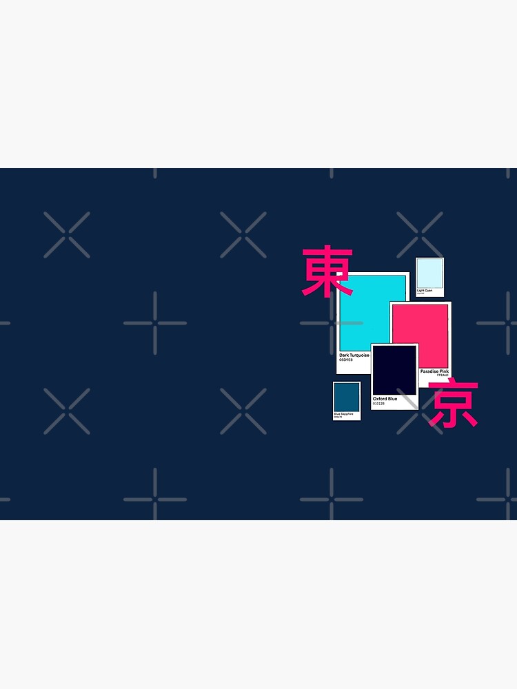 "Tokyo Neon Color Palette Swatches Collage " Hardcover Journal for Sale ...