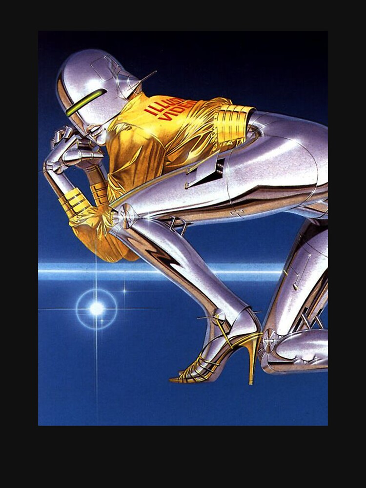 "Yellow Gynoid Hajime Sorayama" T-shirt for Sale by pedrgarcys ...