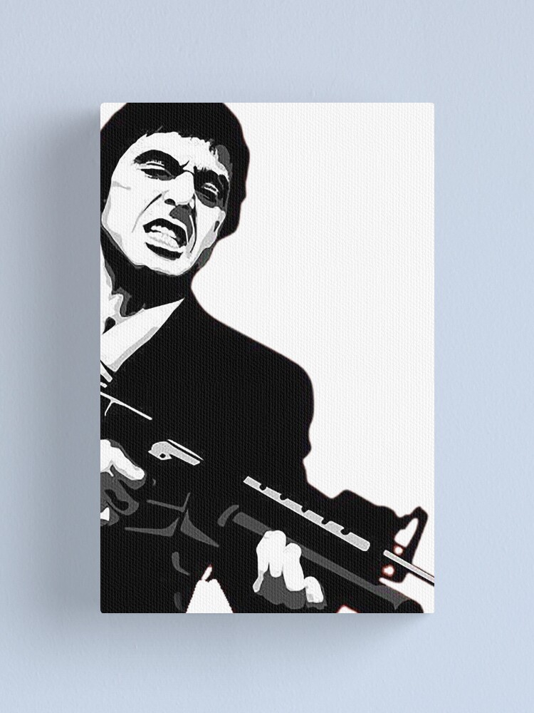 "Scarface" Canvas Print for Sale by jhonelliot | Redbubble