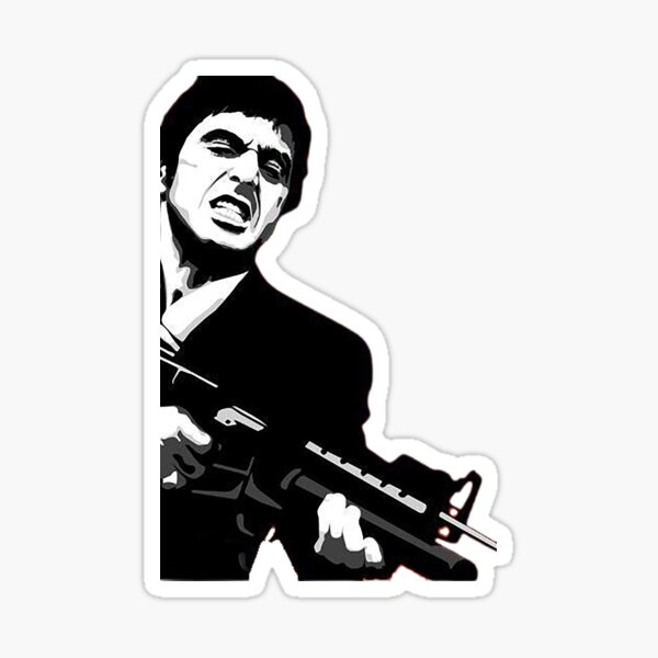 "Scarface" Sticker for Sale by jhonelliot | Redbubble
